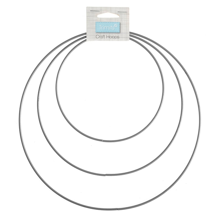 Metal Craft Hoops: 15-25cm - 3pk - The Home Crafters – The Home ...