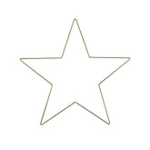 Flat Star Shaped Metal Wire Wreath Frame - The Home Crafters – The Home ...