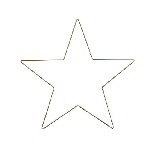 Flat Star Shaped Metal Wire Wreath Frame - The Home Crafters – The Home ...