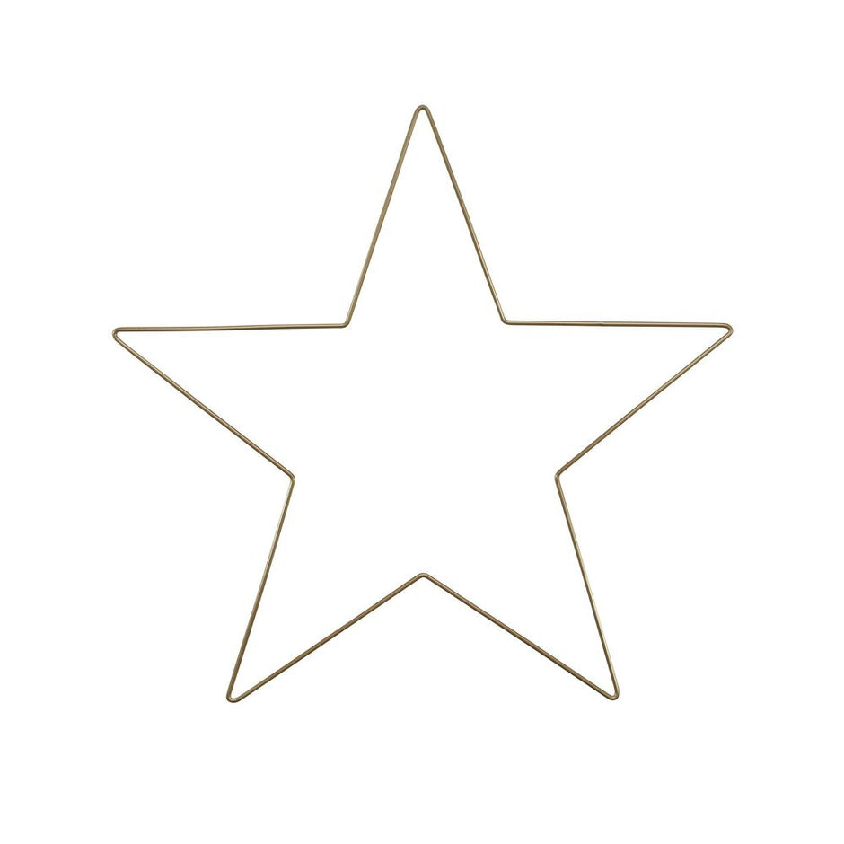 Flat Star Shaped Metal Wire Wreath Frame - The Home Crafters – The Home ...