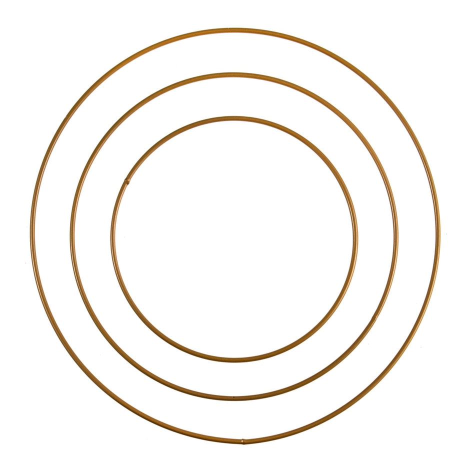 Metal Craft Hoops: 15-25cm - 3pk - The Home Crafters – The Home ...